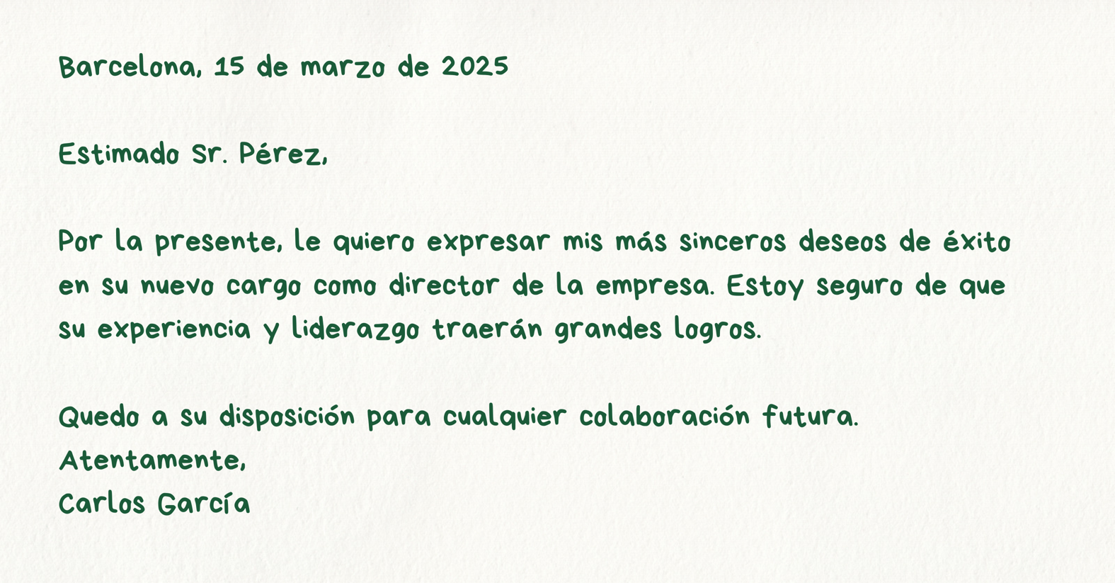 Express 'best wishes' in Spanish and write perfect letters and emails